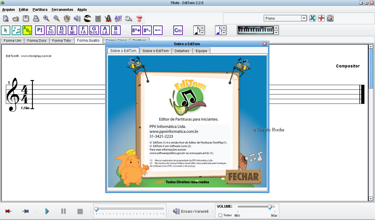 Música A Cura da Alma: Editor de Partituras Livre no Portal do Software ...