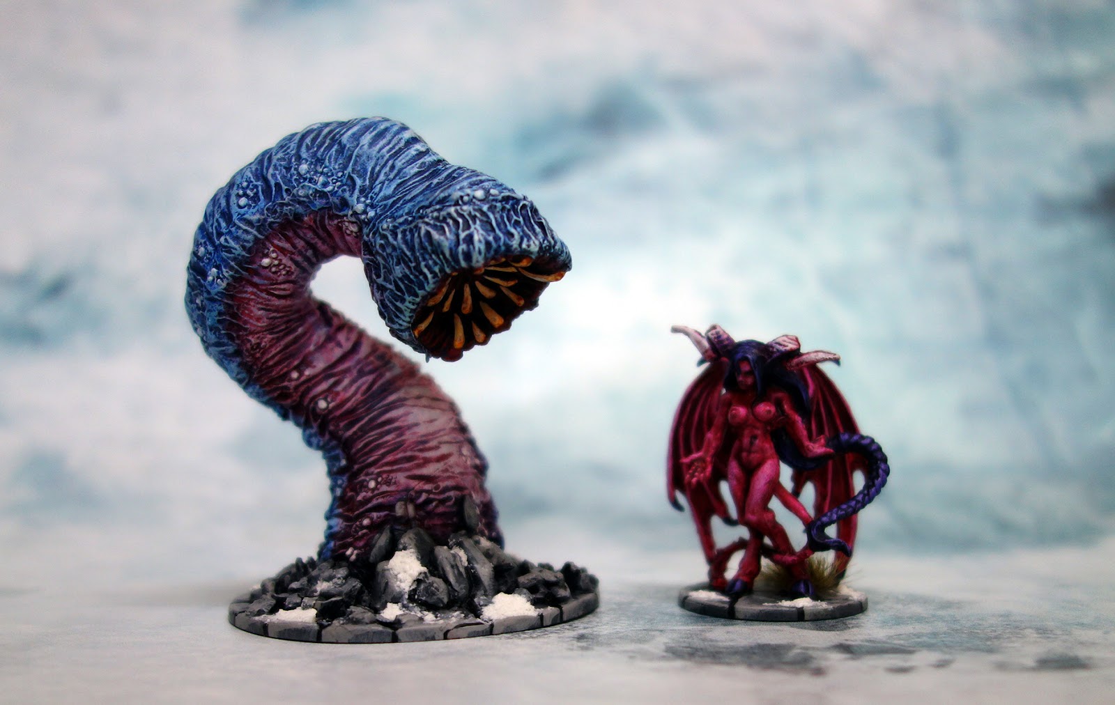 Gibbering Madness: FROSTGRAVE - Some Demons and a Giant Worm...