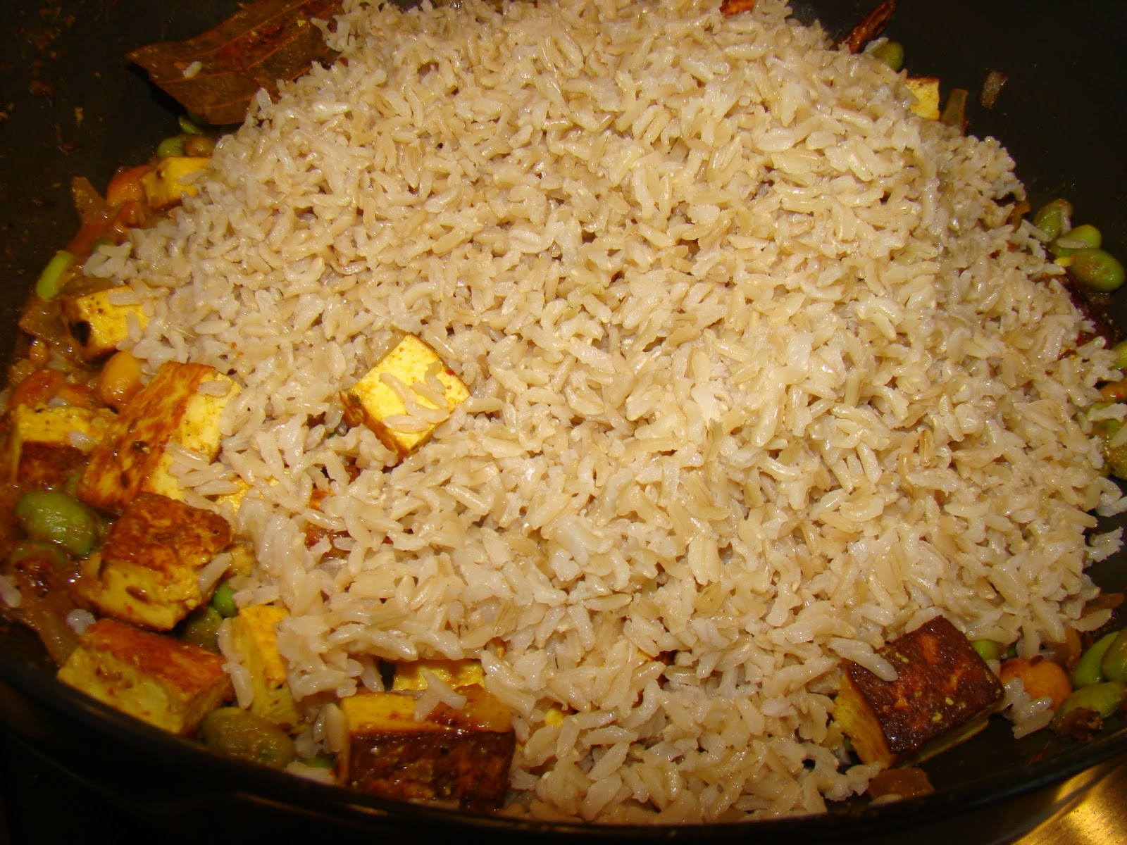 My Favorite Recipes Collection: Easy Brown Rice Biryani with Portobello ...