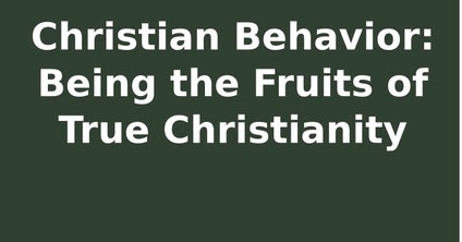 John Bunyan-Christian Behavior- ~ Christian Reading
