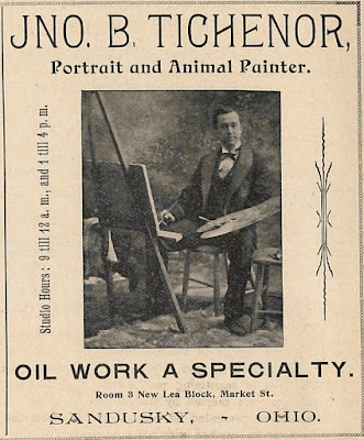 Sandusky History: John B. Tichenor, Portrait and Animal Painter