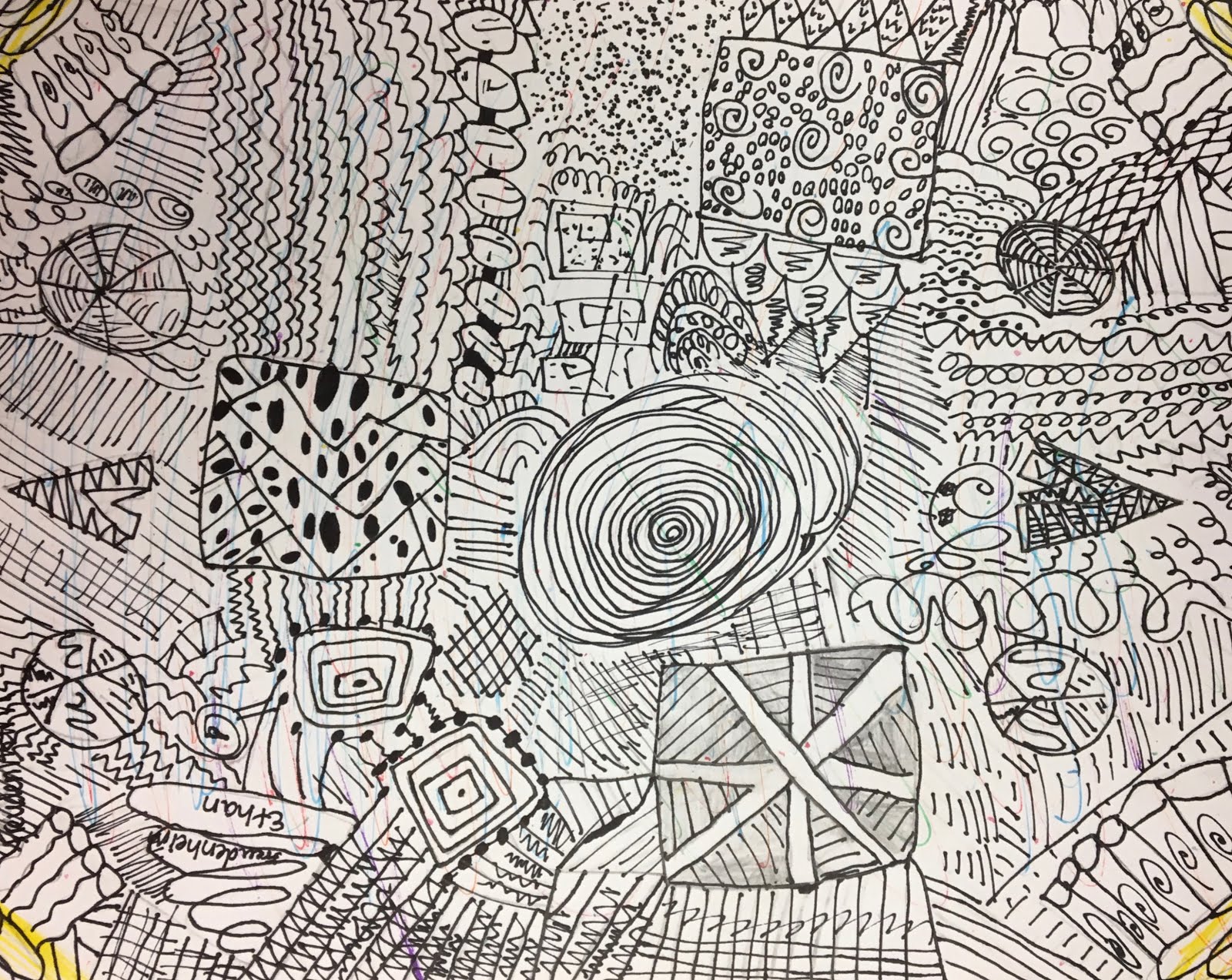 Mrs. Smiley's Art Room: Eighth Grade Zentangles