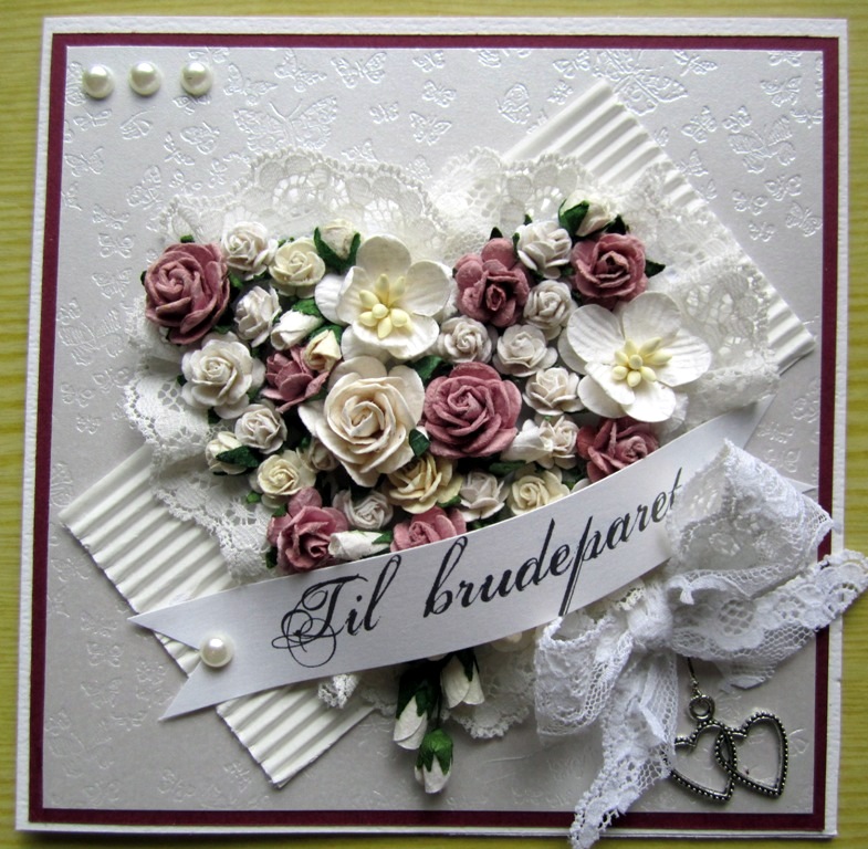 Heidis papirblogg: Bryllupskort