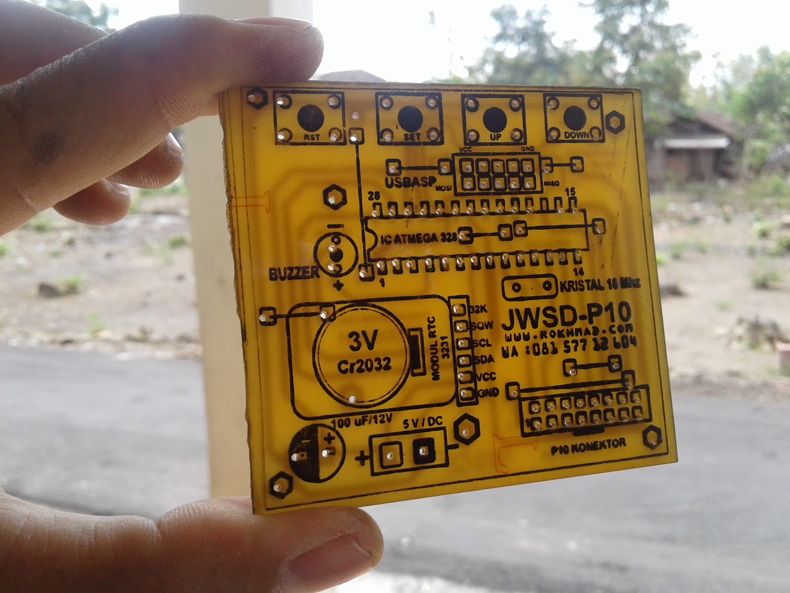 DIY - Membuat Jam Waktu Sholat Abadi dengan satu Panel P10, Arduino ...