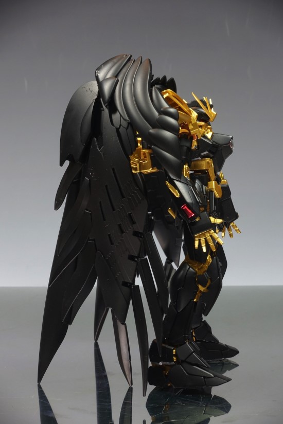 Painted Build: RG 1/144 Wing Gundam Zero Custom EW ver. "Black and Gold ...