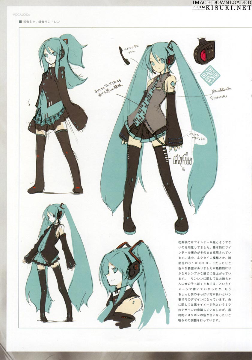 Unidad Artista Vocaloid & Utauloid: CV-01 Hatsune Miku (Miku para los ...