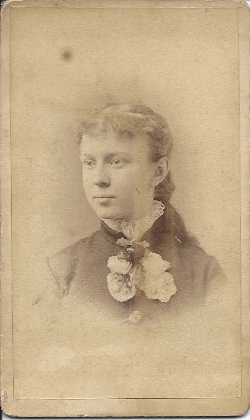Heirlooms Reunited: CDV of Helen L. Johnson, Class of 1878; Boston studio