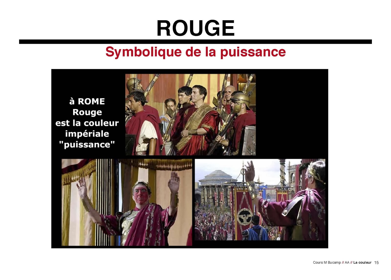 Cours d' ARTS APPLIQUES: COURS N°19 : ROUGE // Symbolique de la couleur