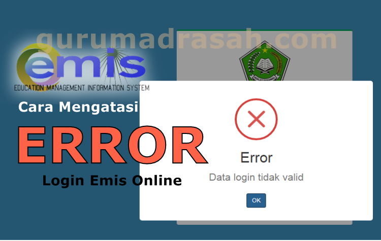 Cara Mengatasi Gagal/Error Login EMIS Online | Kurikulum Karakter