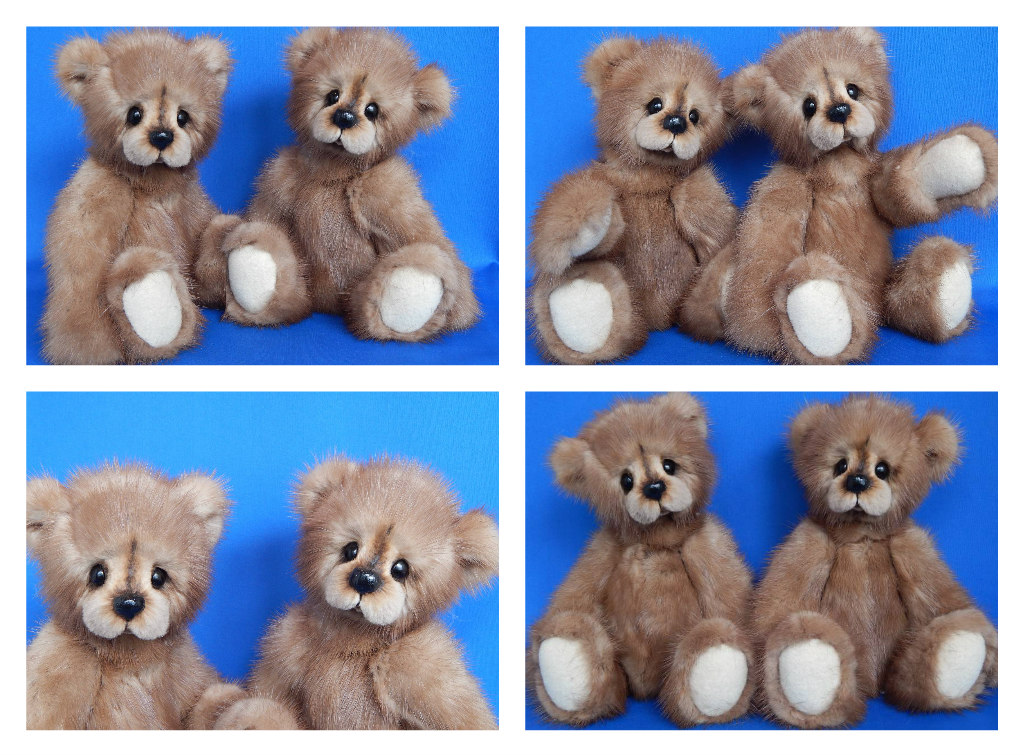 Designed By Kathy Myers: Custom Twin Teddies