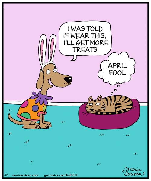 Dying for Chocolate: Cartoon of the Day: April Fool