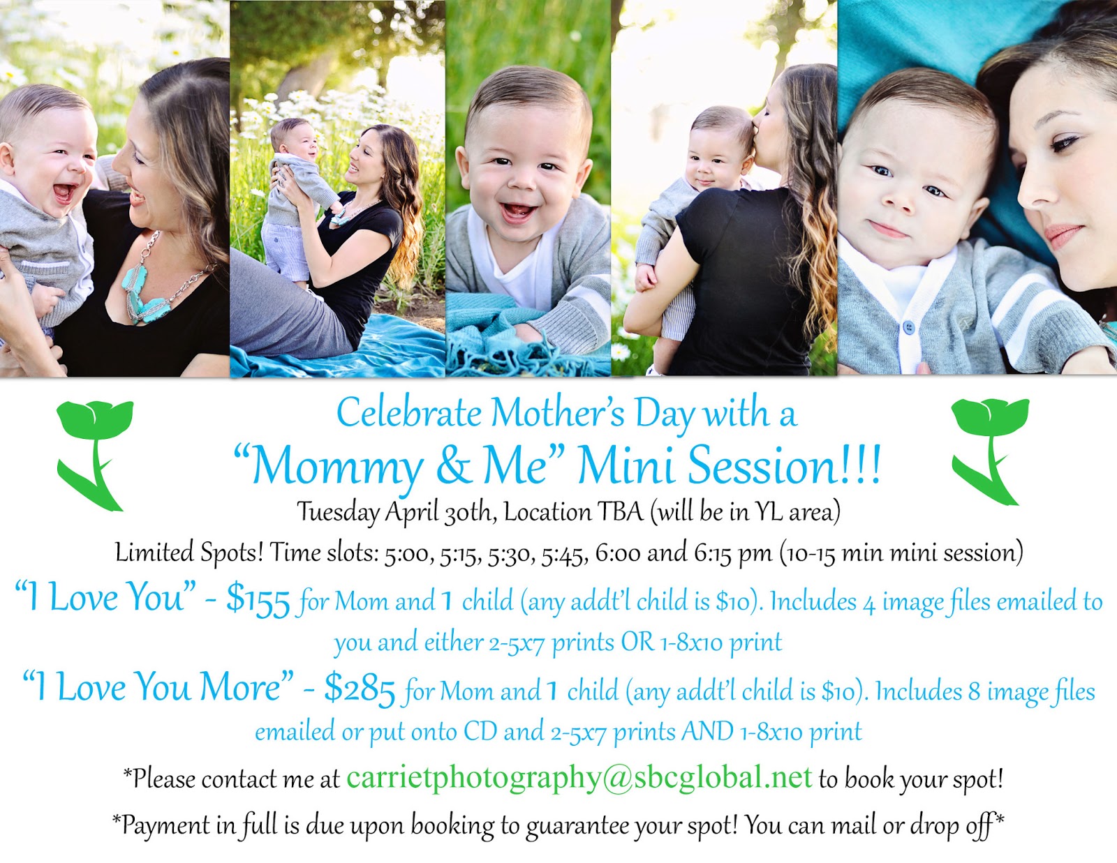 Carrie T. Photography: "Mommy & Me" Mini Sessions!!!