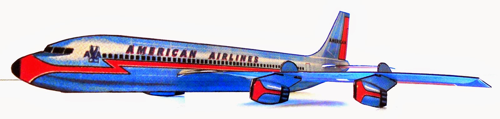 Toys and Stuff: Cheerios Paper Boeing 707 Cereal Premium - Pt 2 Conclusion