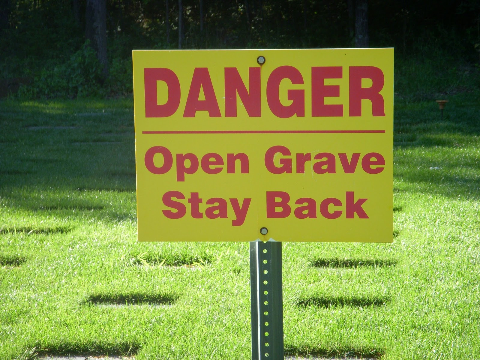 Journey to the Past: Open Grave Stay Back-Wordless Wednesday