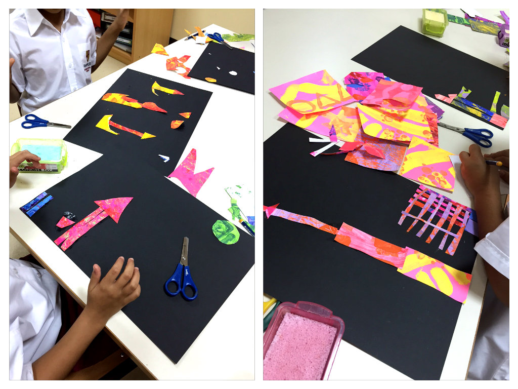 The Art Kingdom: Shape Collage