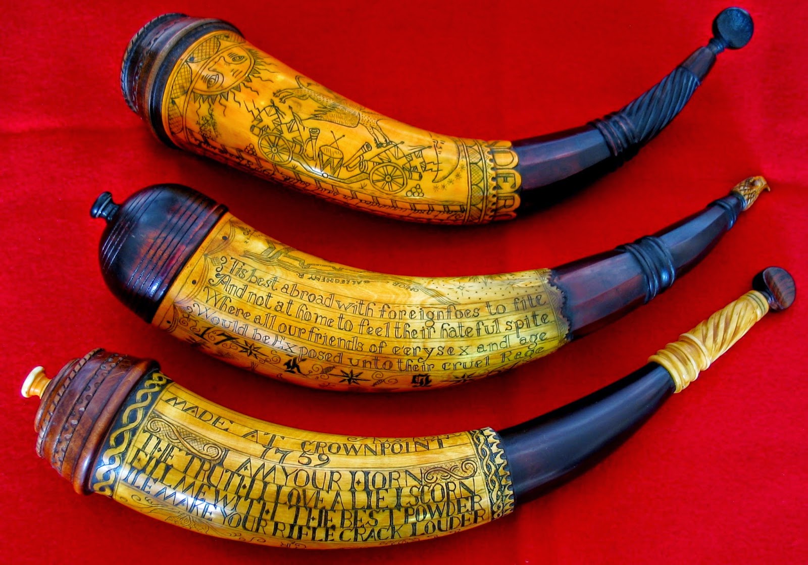 Contemporary Makers: French & Indian War Fort Powder Horns by Kevin H. Hart