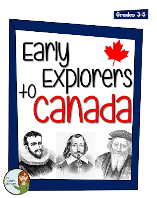 Early Explorers to Canada Unit - Cabot, Cartier, Frobisher, Champlain ...