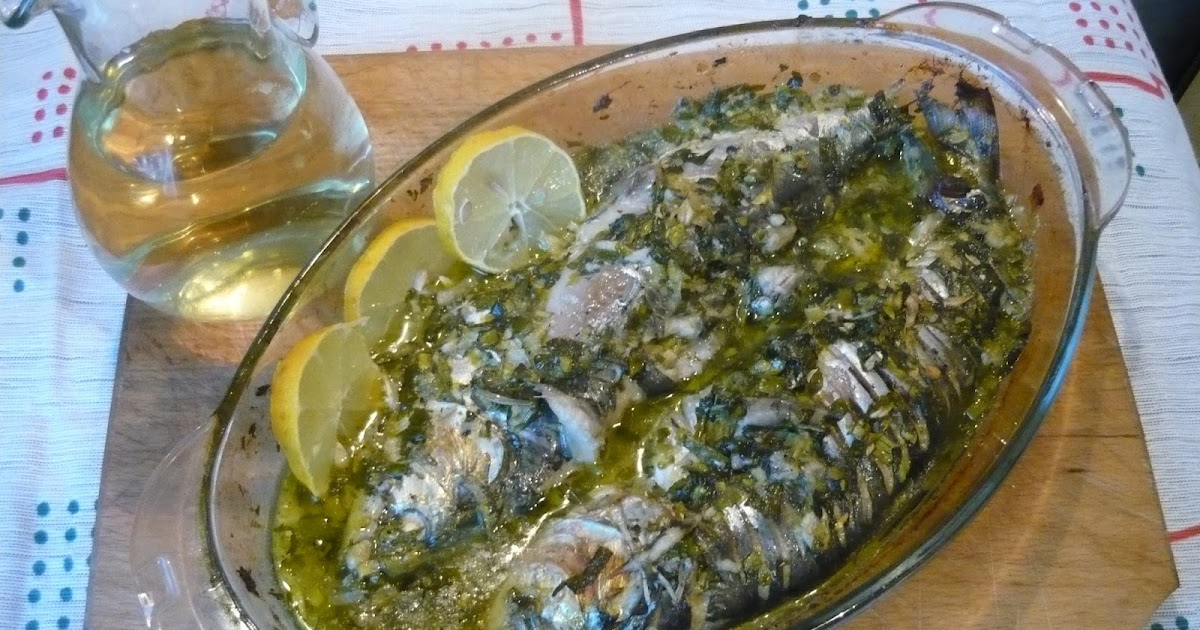 Mancare si ... vin pentru prieteni: scrumbie de dunare cu verdeturi la ...