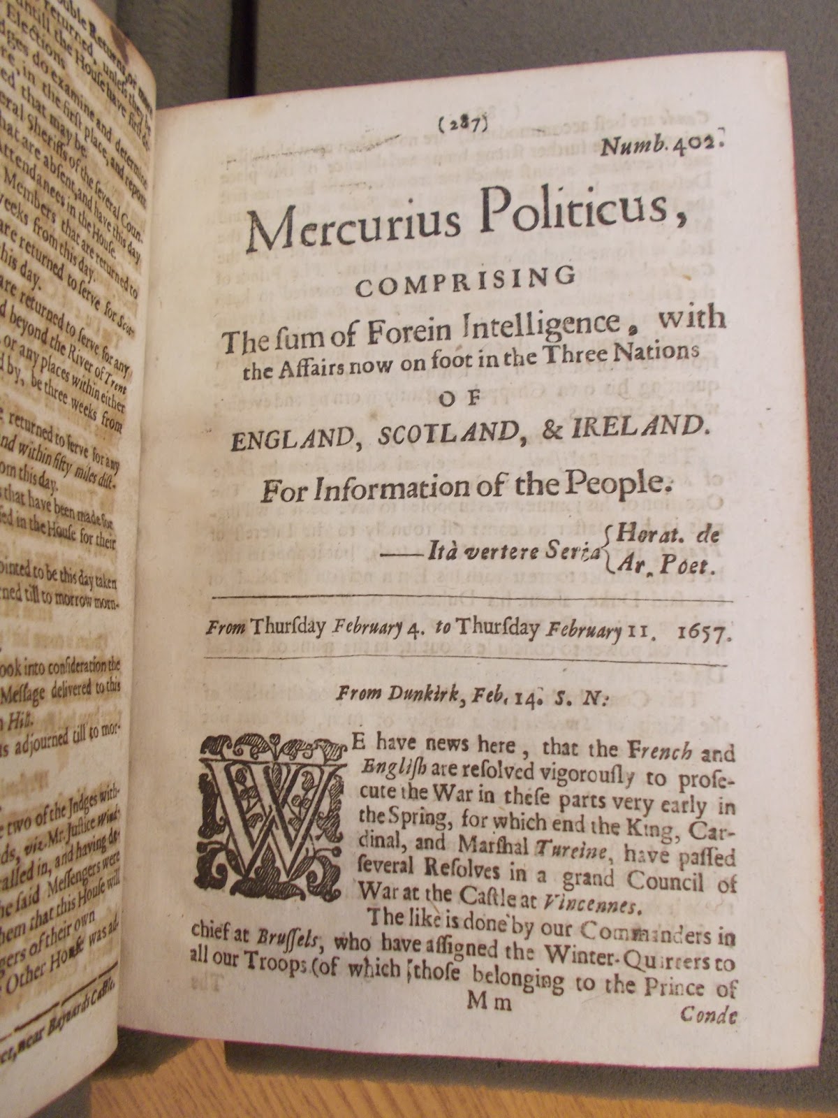 The Reign of the English Coffeehouse: The Coffeehouse and News