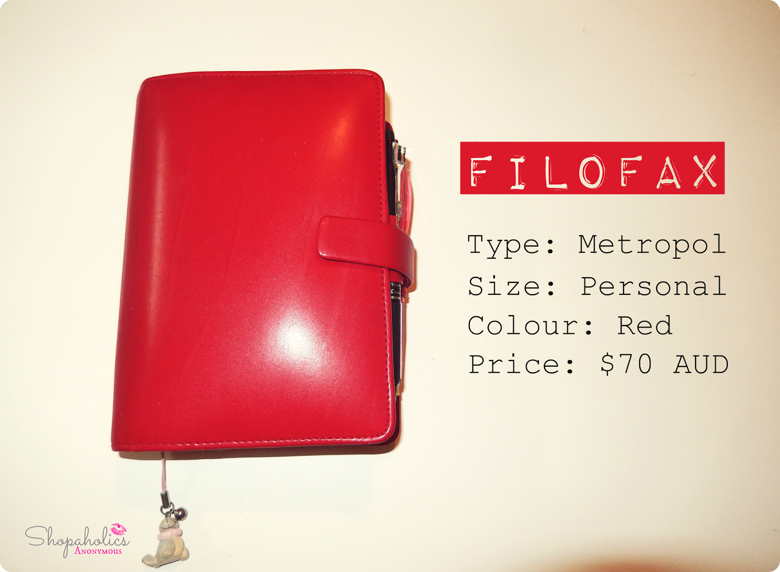 What's in my Filofax (Day Planner) | Shopaholics Anonymous | Blog