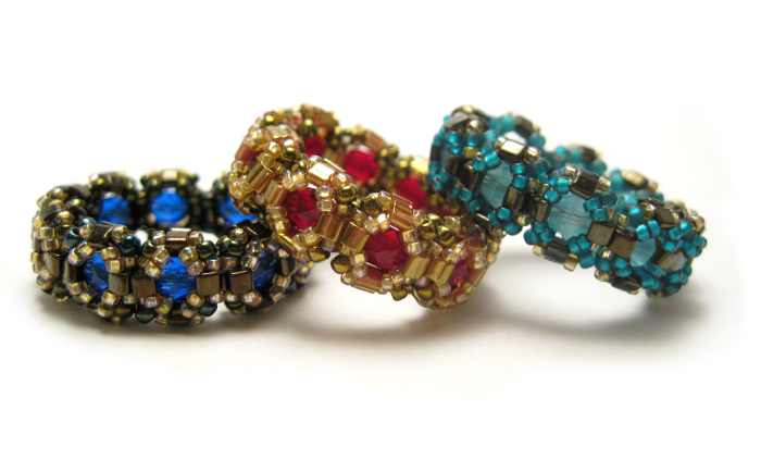 Free Captured Ring Beading Pattern - MyAmari
