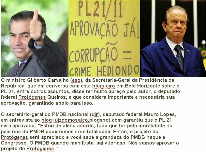 A Voz Popular: PL 21: CRESCE MOVIMENTO POR SUA APROVAÇÃO