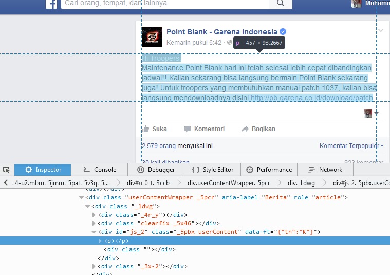 Blog Kreasi Bojonegoro: Cara Edit Tulisan Di Internet / Inspect Elemen