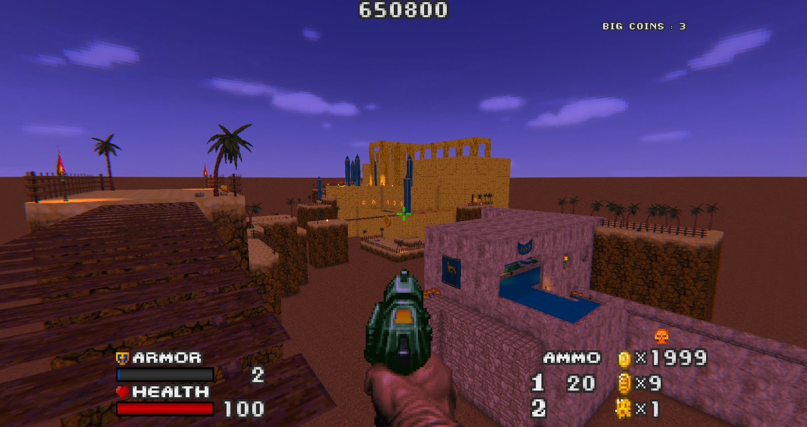 Review - DOOM - THE GOLDEN SOULS 2 - The toughest FPS-platformer mod ...