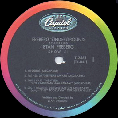 Vintage Stand-up Comedy: Stan Freberg - Freberg Underground! Show No 1 1966