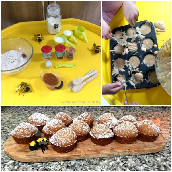 Learning and Exploring Through Play: Bee Week Tuff Tray
