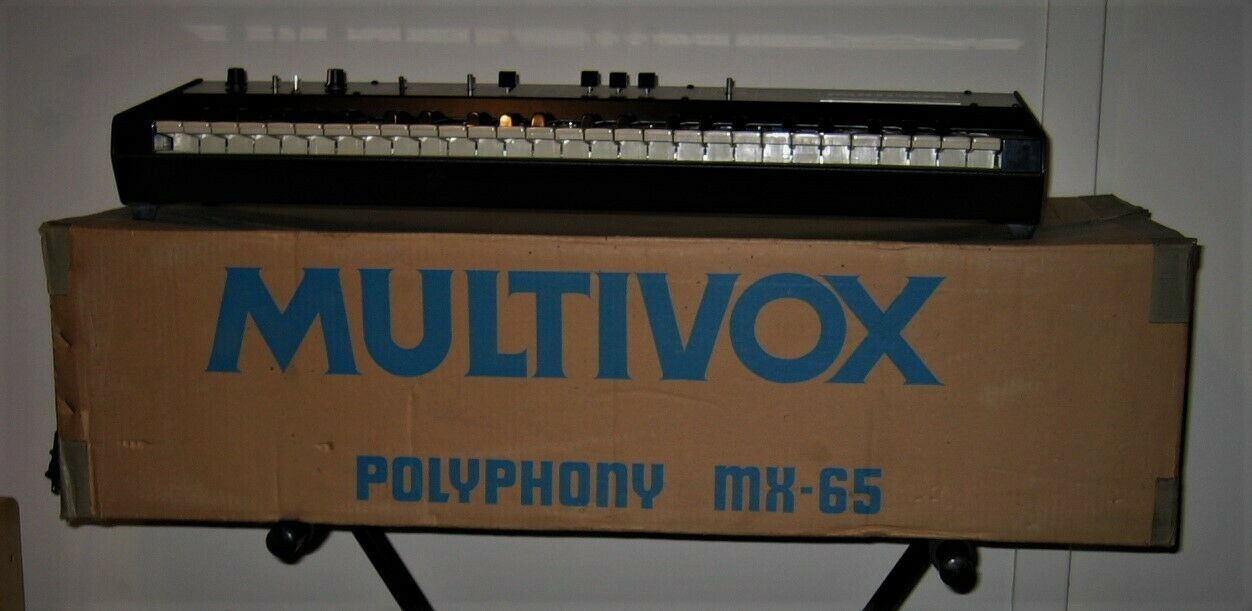MATRIXSYNTH: Hillwood Multivox MX-65 Polyphonic Analog Synthesizer SN ...
