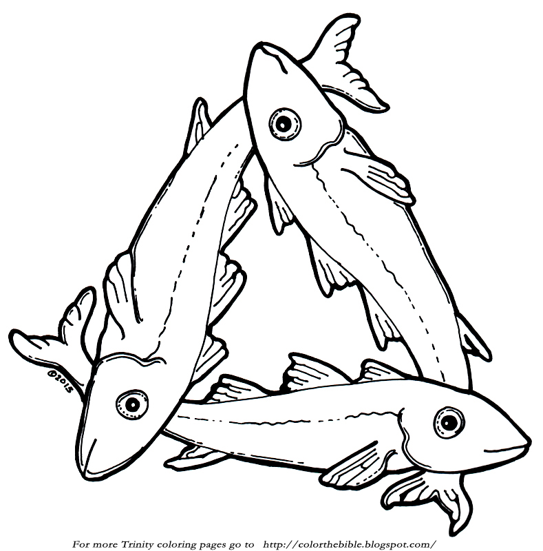 Symbol of The Holy Trinity in A Triangle | Color The Bible