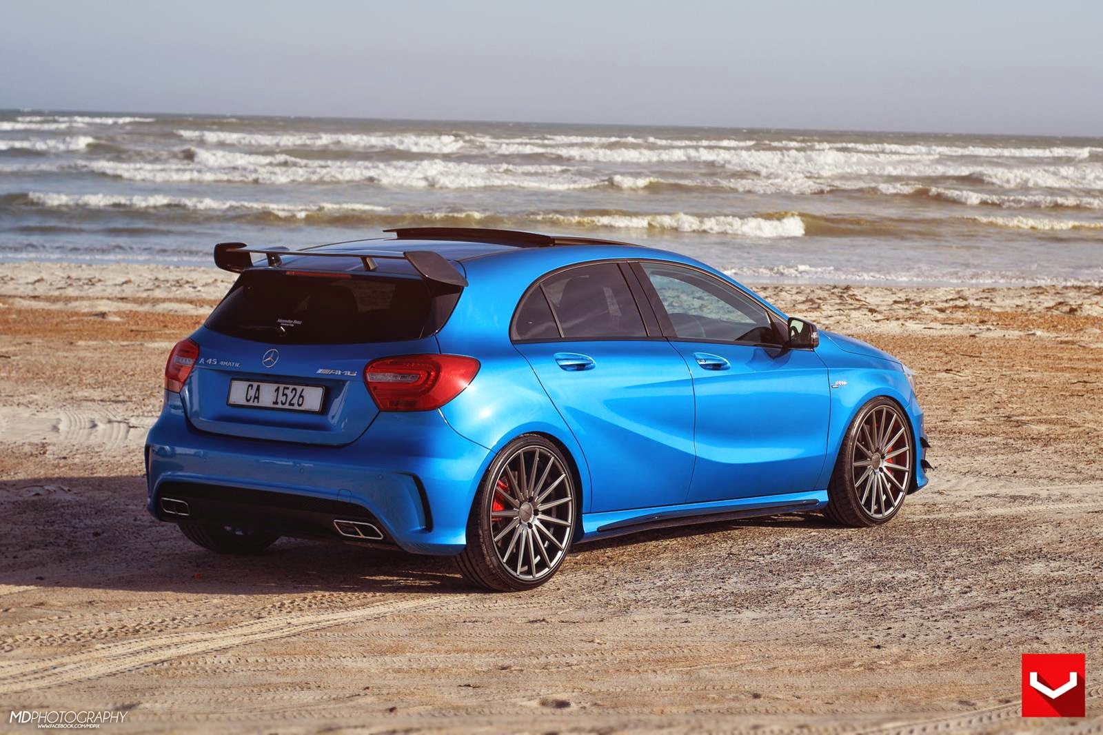Mercedes-Benz W176 A45AMG 4matic on Vossen VFS2 Wheels | BENZTUNING