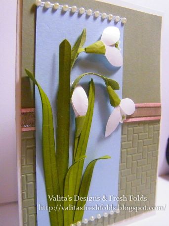 Valita's Creative Designs : Snow drop paper art