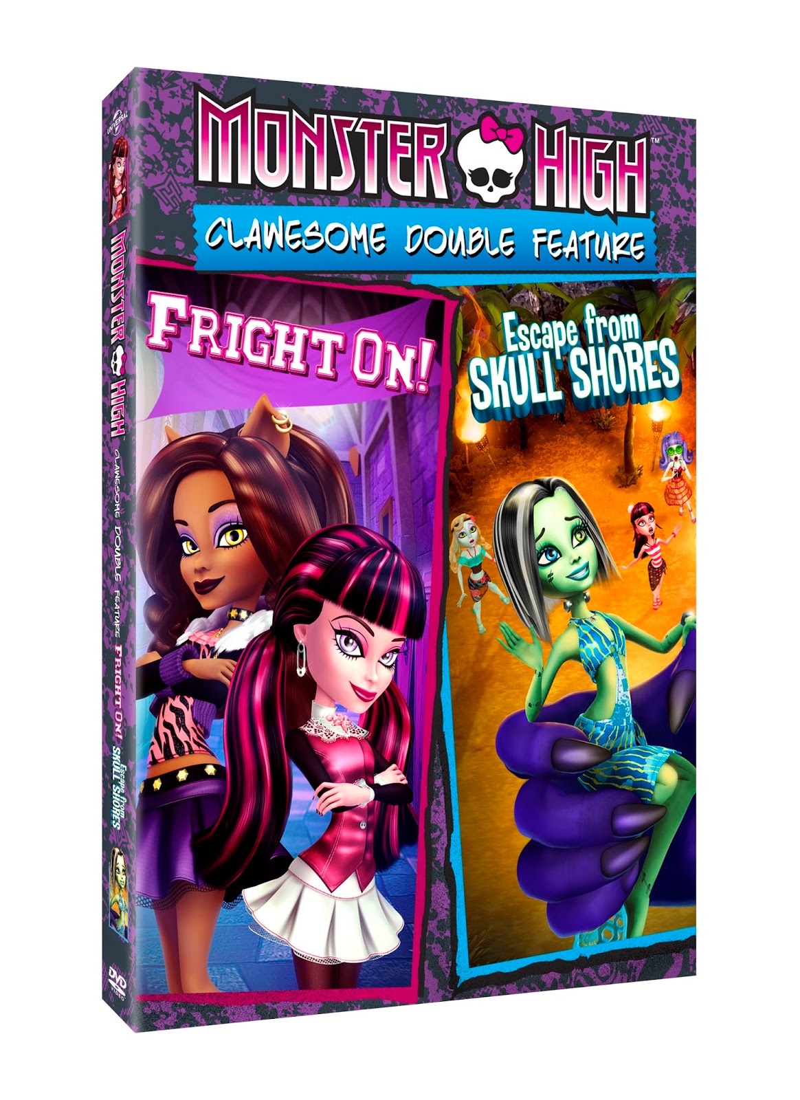 Monster High: Clawesome Double Feature DVD - Outnumbered 3 to 1