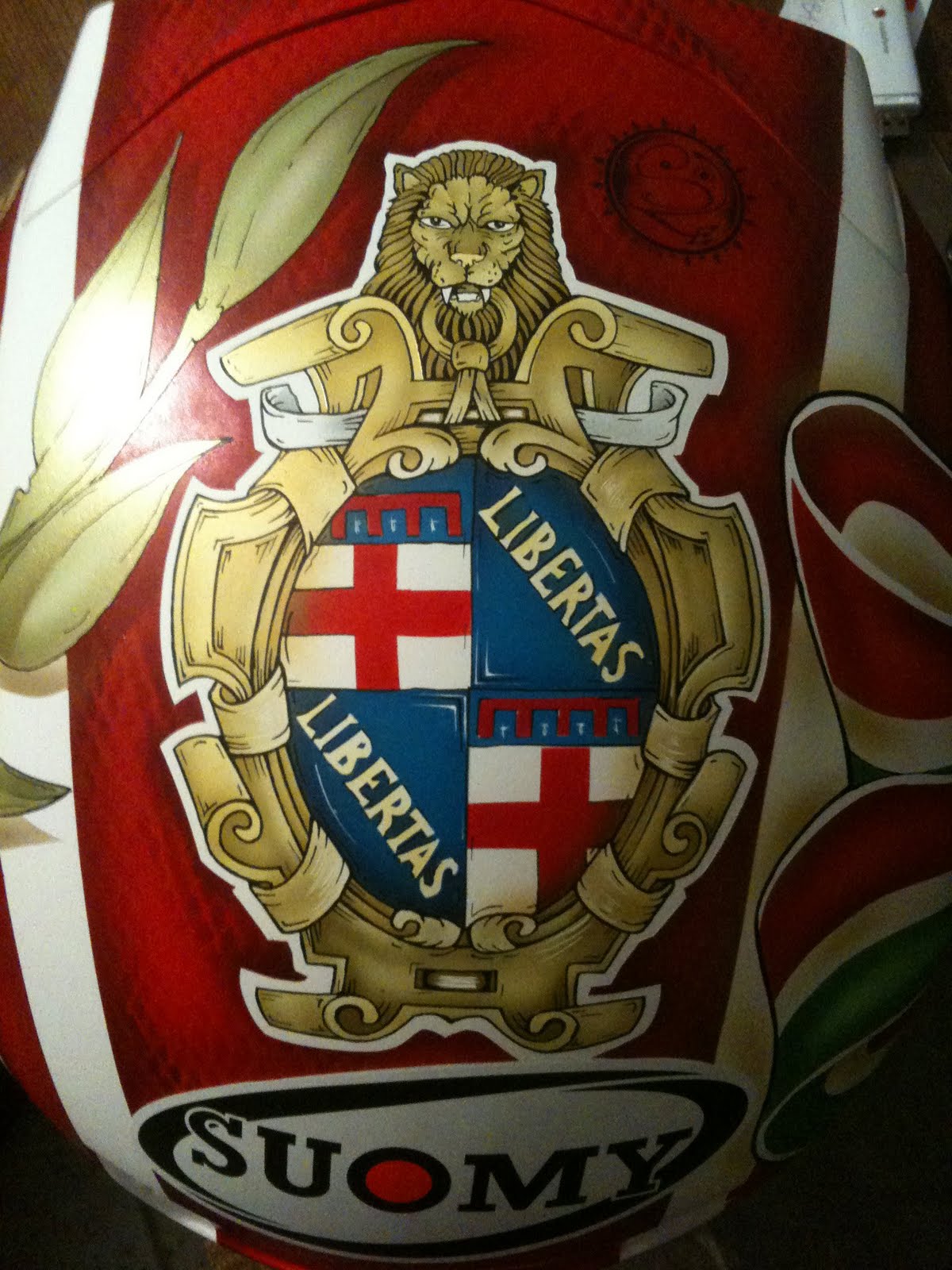 Racing Helmets Garage: Suomy Apex "Ducati" by Sole Art Design