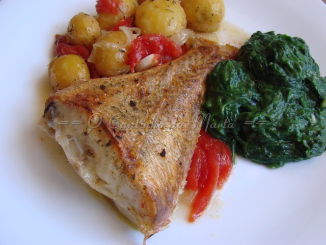 O Cantinho da Marta: Red Fish Assado no Forno com Batatinhas