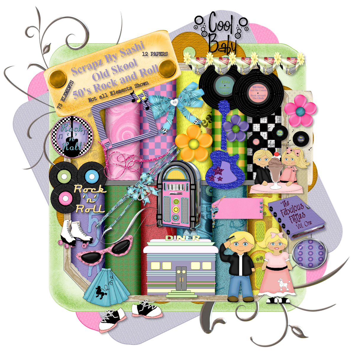 Escape From Reality Blog: FTU Cluster Frames 'Old Skool 50's Rock & Roll'