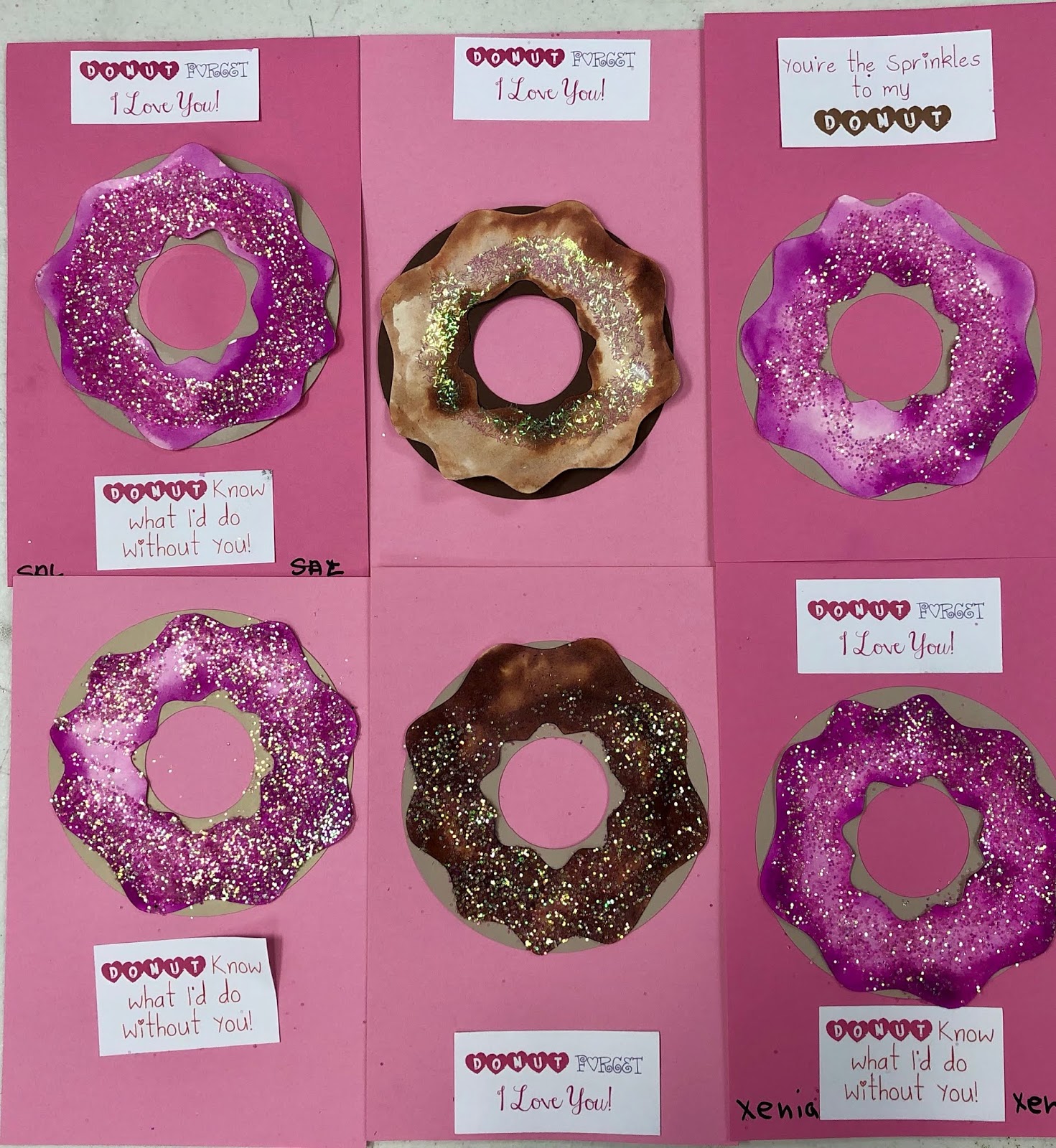 Kathy's Art Project Ideas: Donut Watercolor Valentine Art Lesson