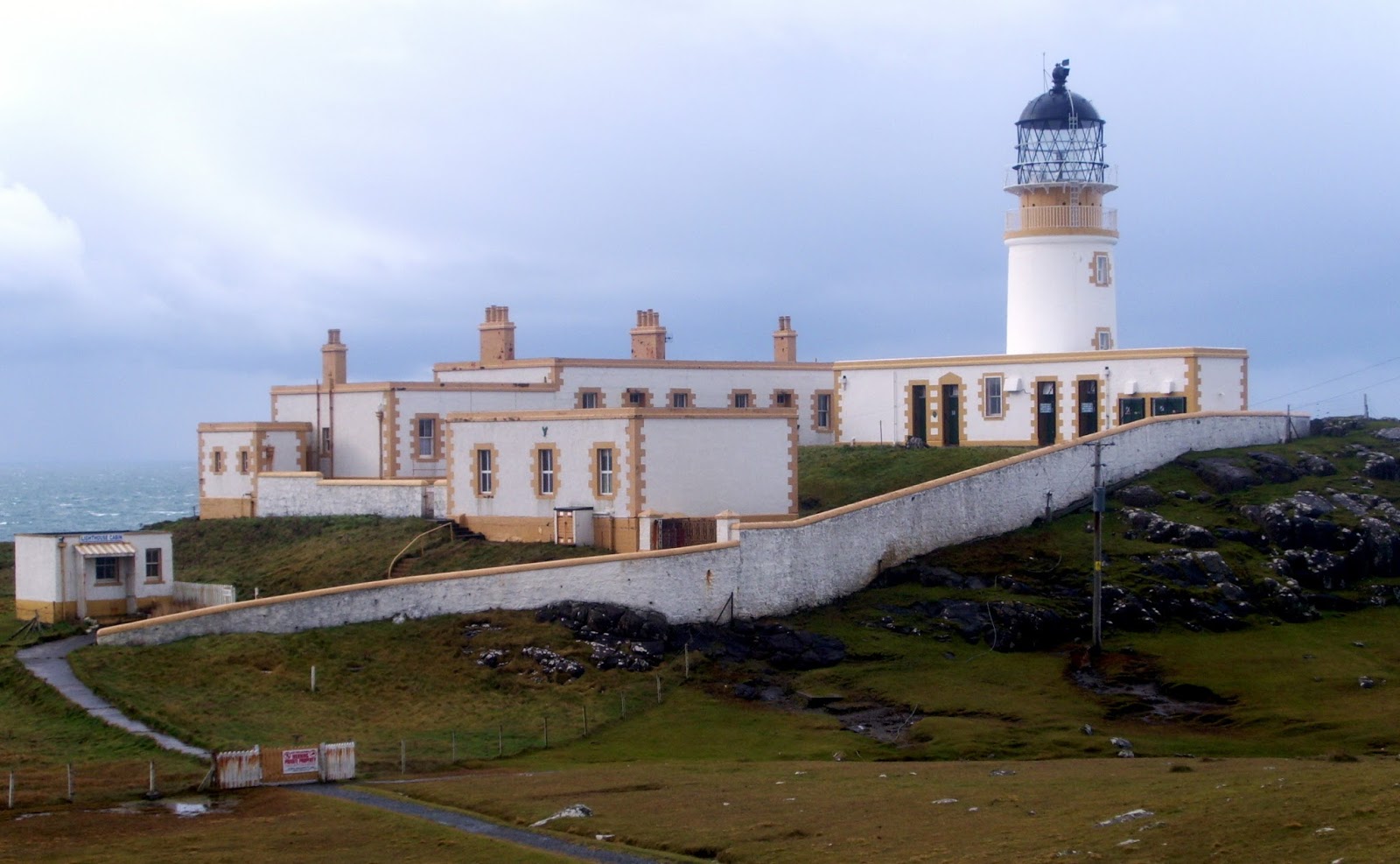 Neist Point Lighthouse In Isle Of Skye Scotland