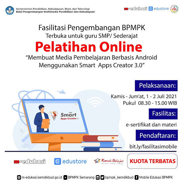Pelatihan Membuat Media Pembelajaran Berbasis Android Menggunakan Smart Apps Creator 3.0 JENJANG ...