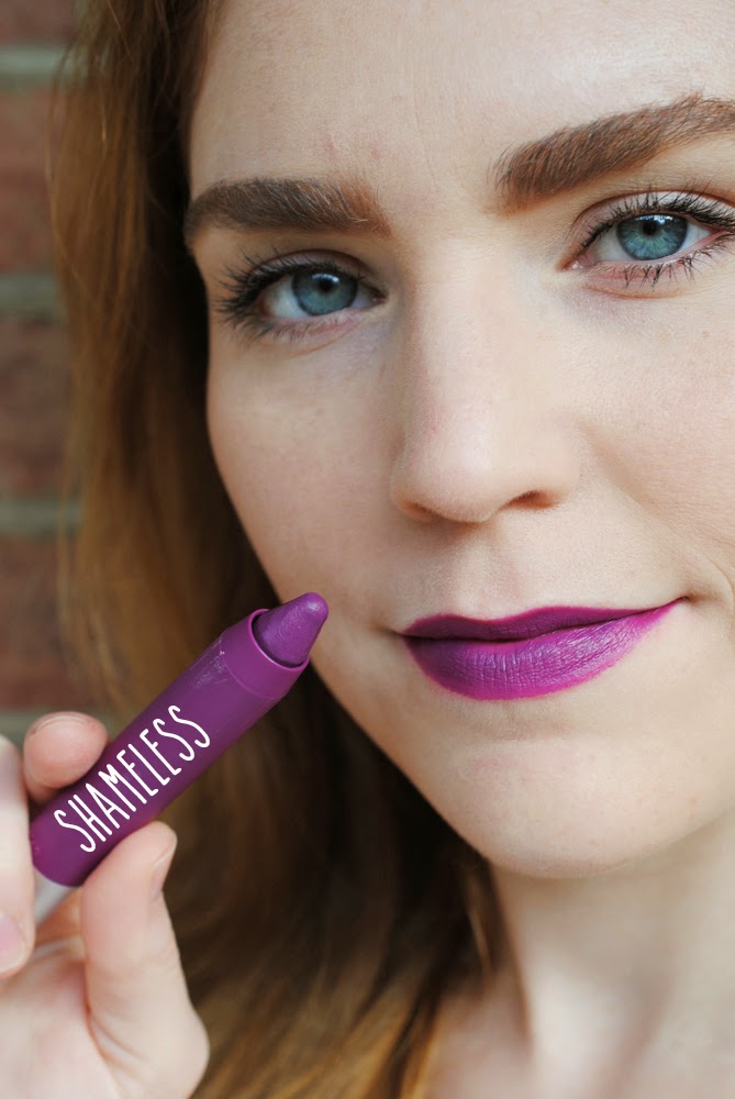 Review and Lip Swatches: Revlon Colorburst Matte Balms: matte+crimson