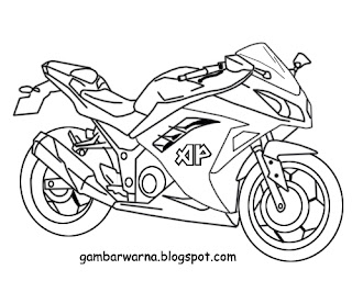 10+ Gambar Sketsa Motor Ninja
