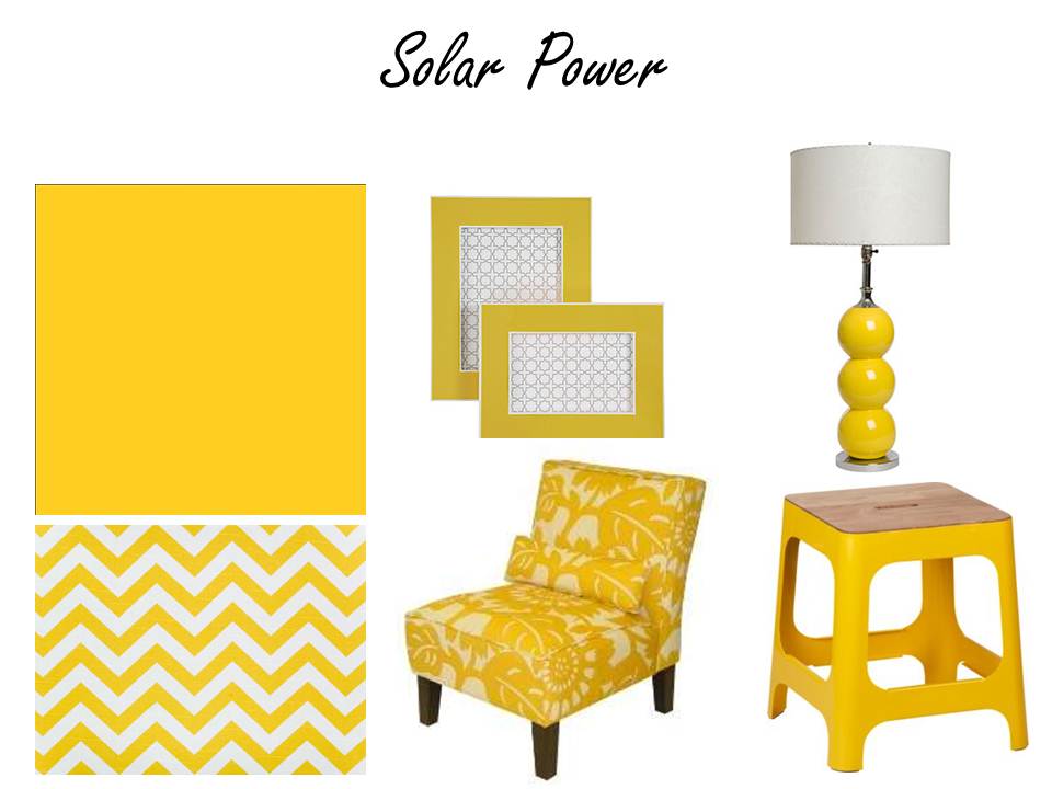 The Late Show With GRETCHEN: Pantone Colour Spring 2012 - SOLAR POWER