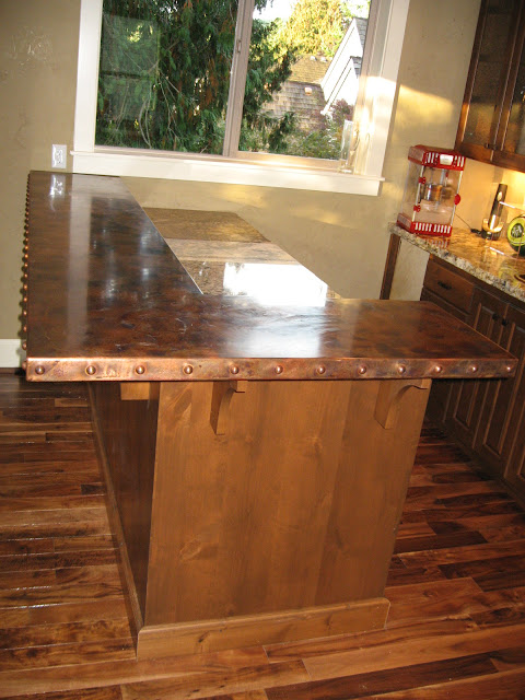 HEAVY METAL WORKS: Copper Bar Counter Top