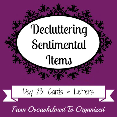 Tips for Decluttering Cards and Letters {Decluttering Sentimental Items ...