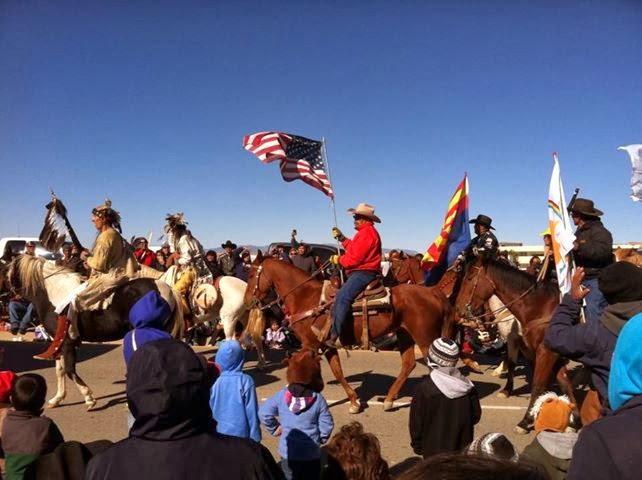 CENSORED NEWS: Photos Dine' for Wild Horses at Shiprock Fair Parade