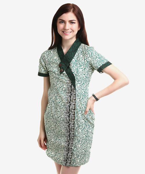 30+ Info Terkini Baju Batik Terusan Kombinasi Modern