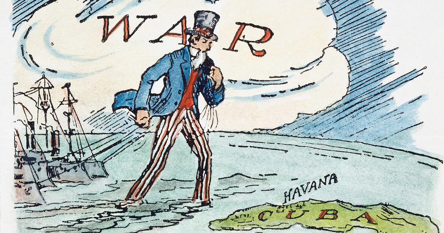 Cole's imperialisum political cartoons: Spanish Ameican War