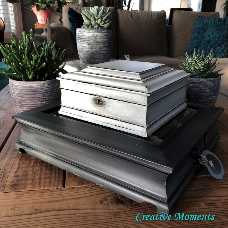 Bombay Keepsake Box in Shades of Grey